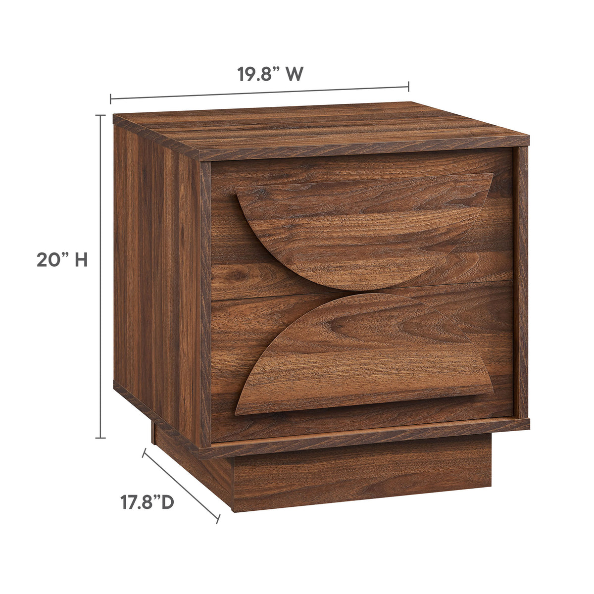 Bulwark 2-Drawer Nightstand | Rafael Interiors