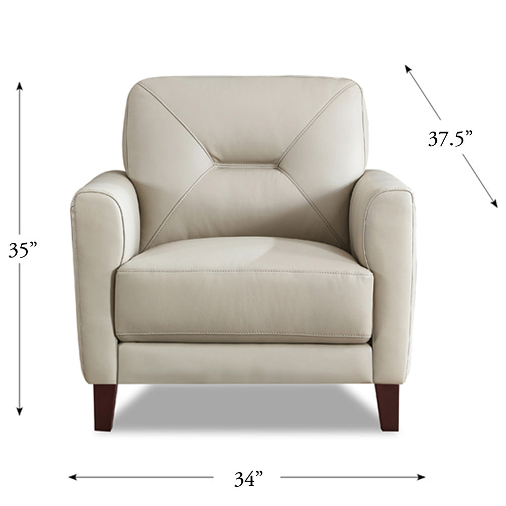 Mavis Leather Chair | Rafael Interiors