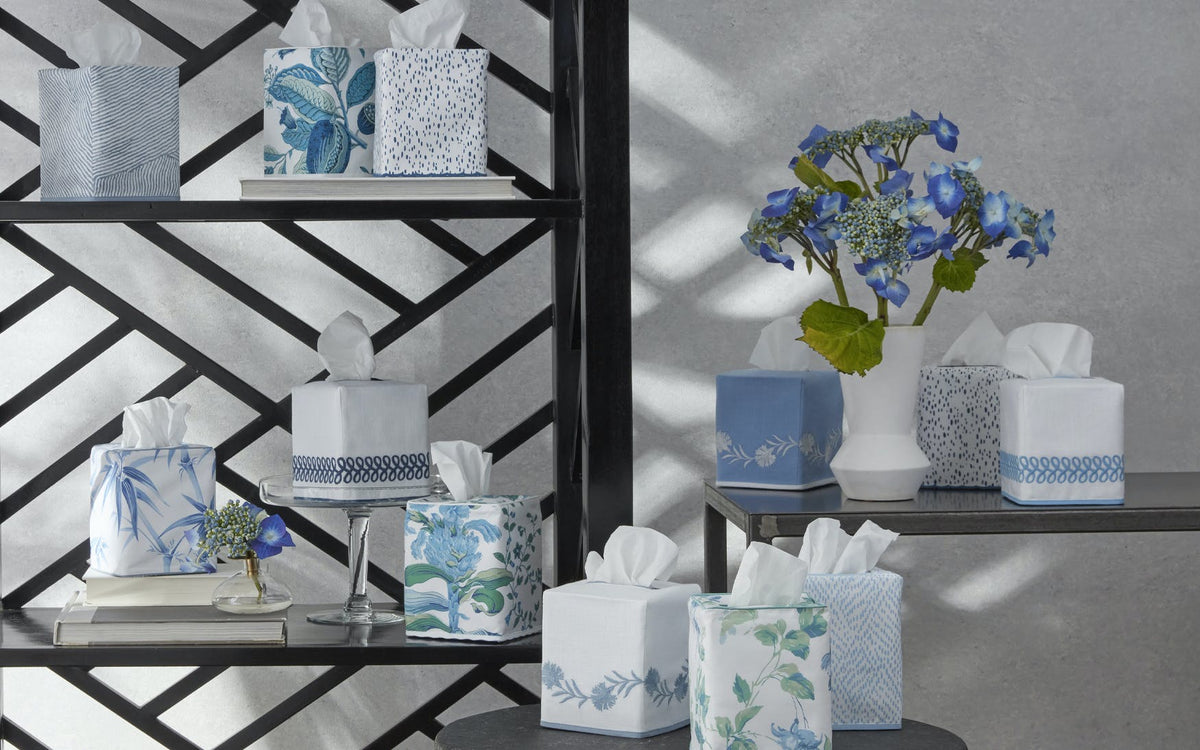 Celine Tissue Box Cover by Matouk | Rafael Interiors