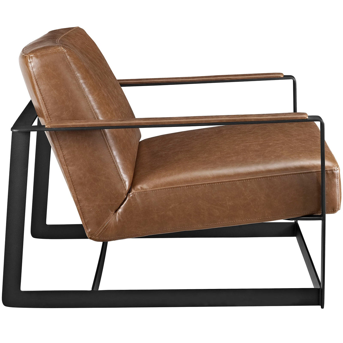 Seg Vegan Leather Accent Chair | Rafael Interiors