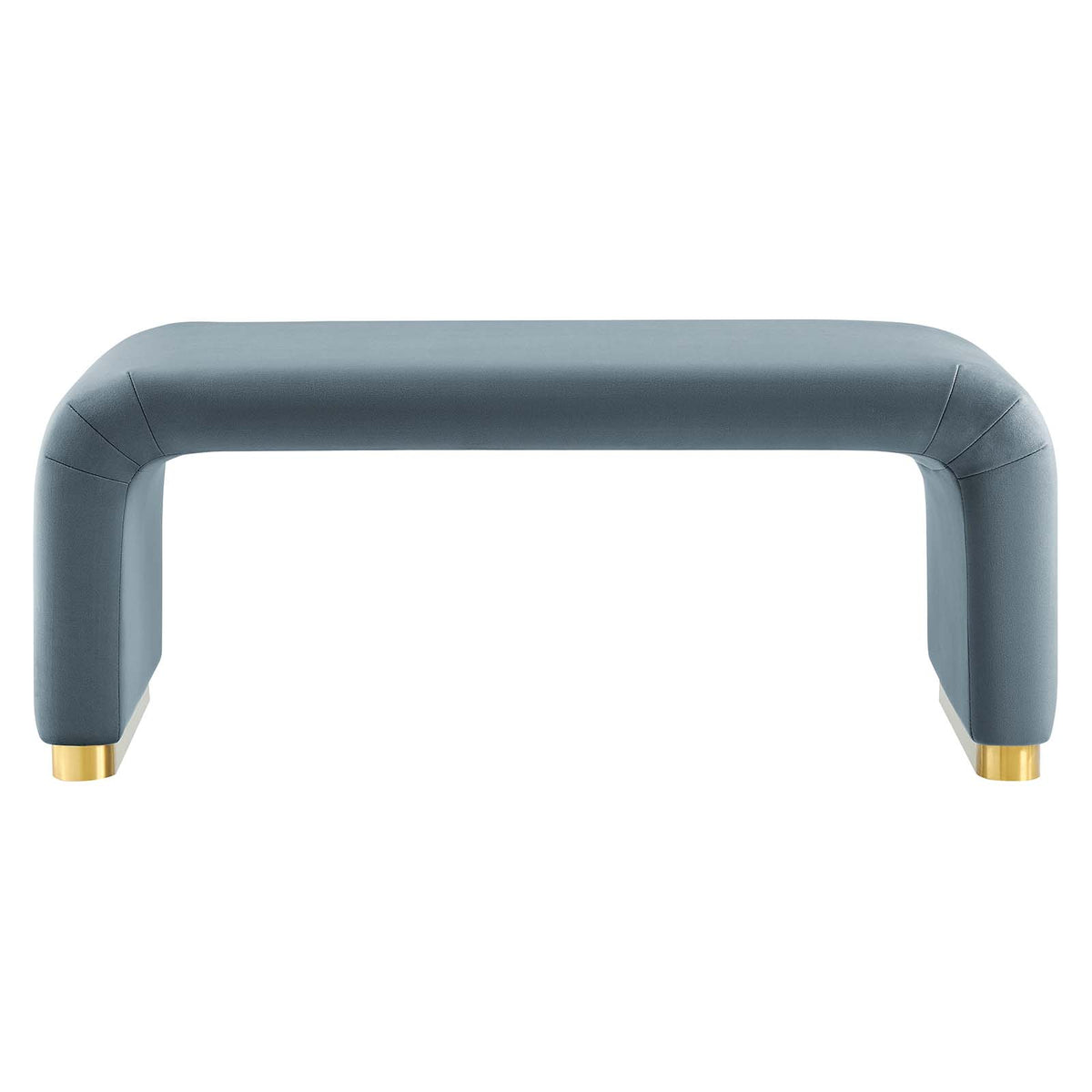 Koda Performance Velvet Waterfall Ottoman | Rafael Interiors