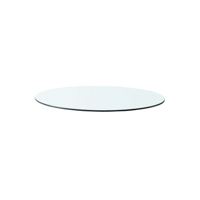 Bodrum Side Table Glass Top - Clear | Rafael Interiors