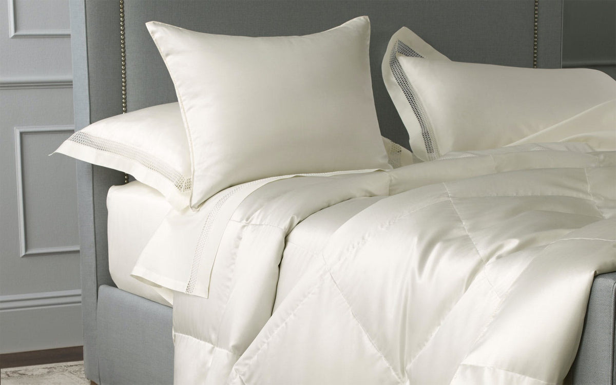 Edelweiss Silk Comforter by Matouk | Rafael Interiors